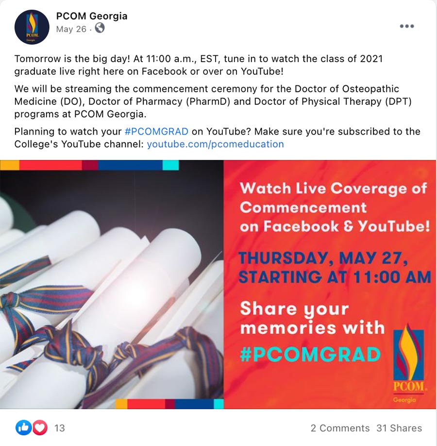 The PCOM Brand | Philadelphia College of Osteopathic Medicine