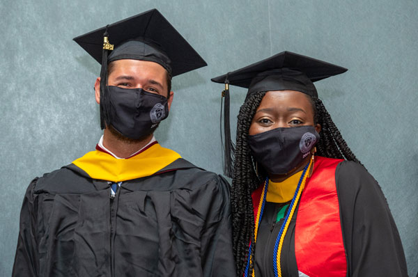 Graduates Receive Master's Degrees in 2021 Commencement Ceremony