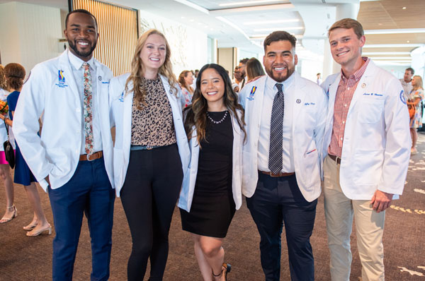 Class of 2025 DPT and PA Studies Celebrate White Coat Ceremonies