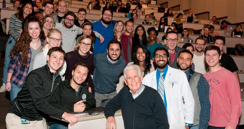 Requiem for a President: Leonard Finkelstein, DO ’59, MSc ’63, FACOS