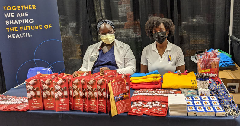 Medical Students Debunk COVID Vaccine Myths at Local Health Fair